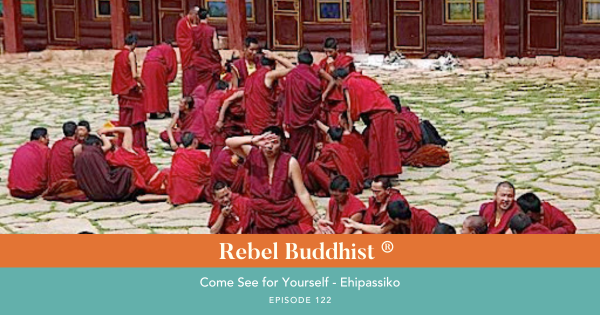 Ep. 122: Come See for Yourself - Ehipassiko - Ana Verzone - Rebel Buddhist